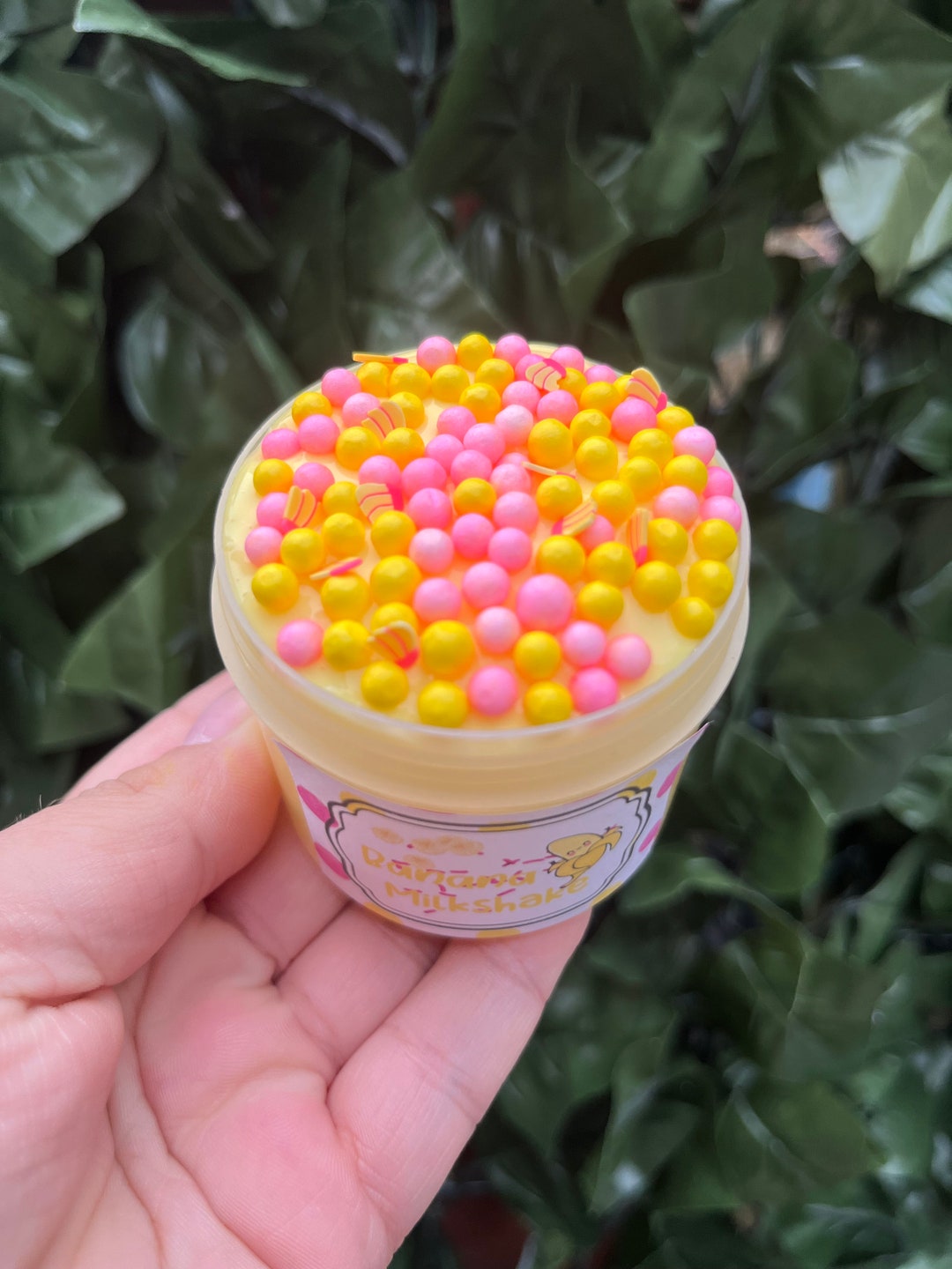 5oz Banana Milkshake /slime/ Uk Slime Shop/cheap Slime/sensory Play - Etsy