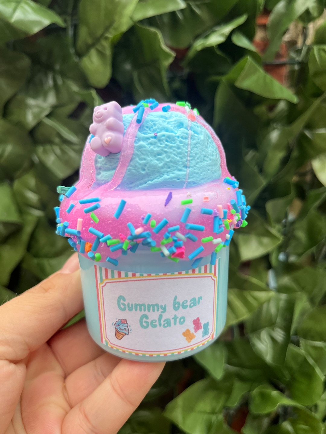 5oz Gummy Bear Gelato /slime/ Uk Slime Shop/cheap Slime/sensory Play ...