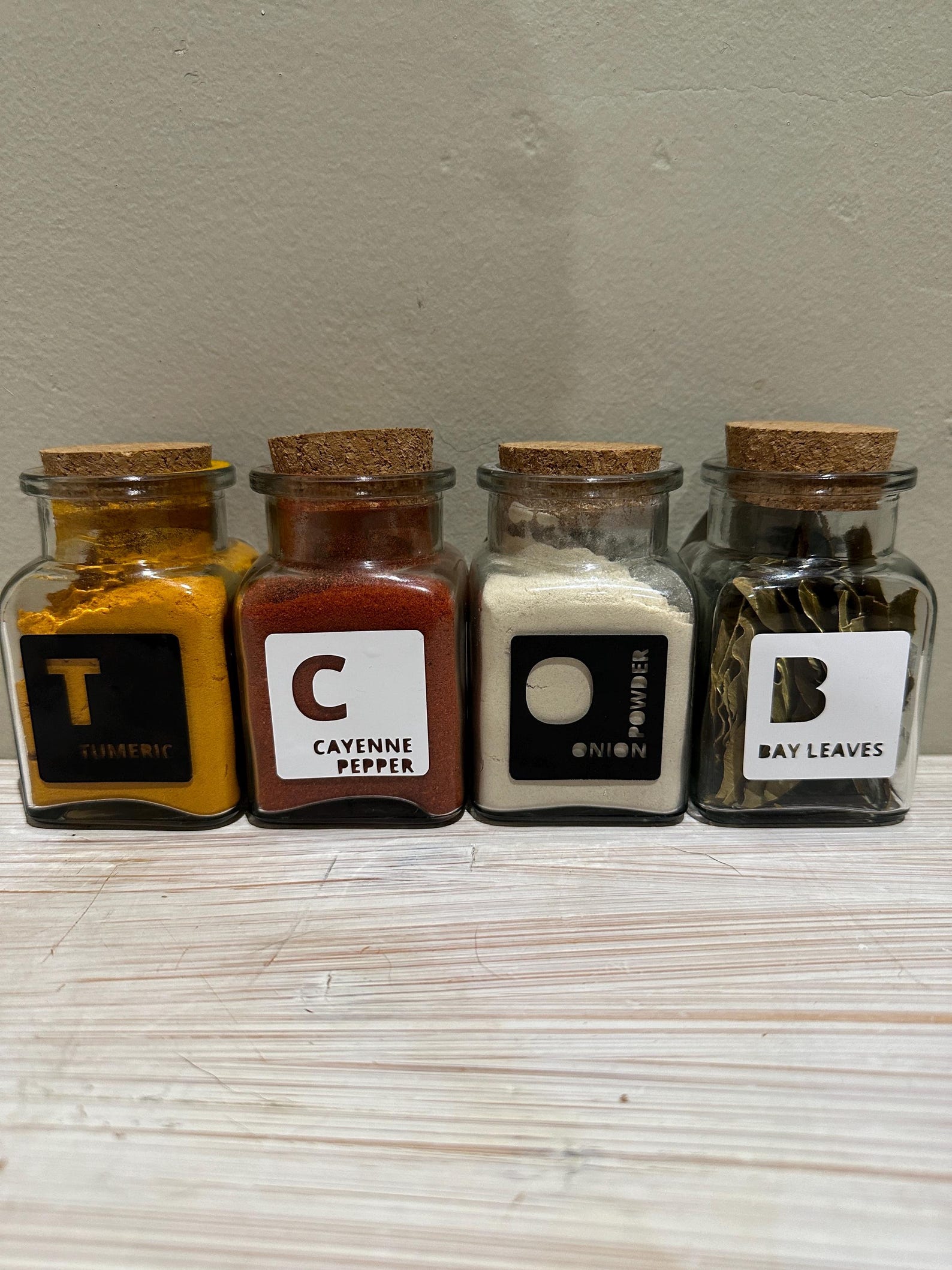 Square Spice Labels Design - Etsy