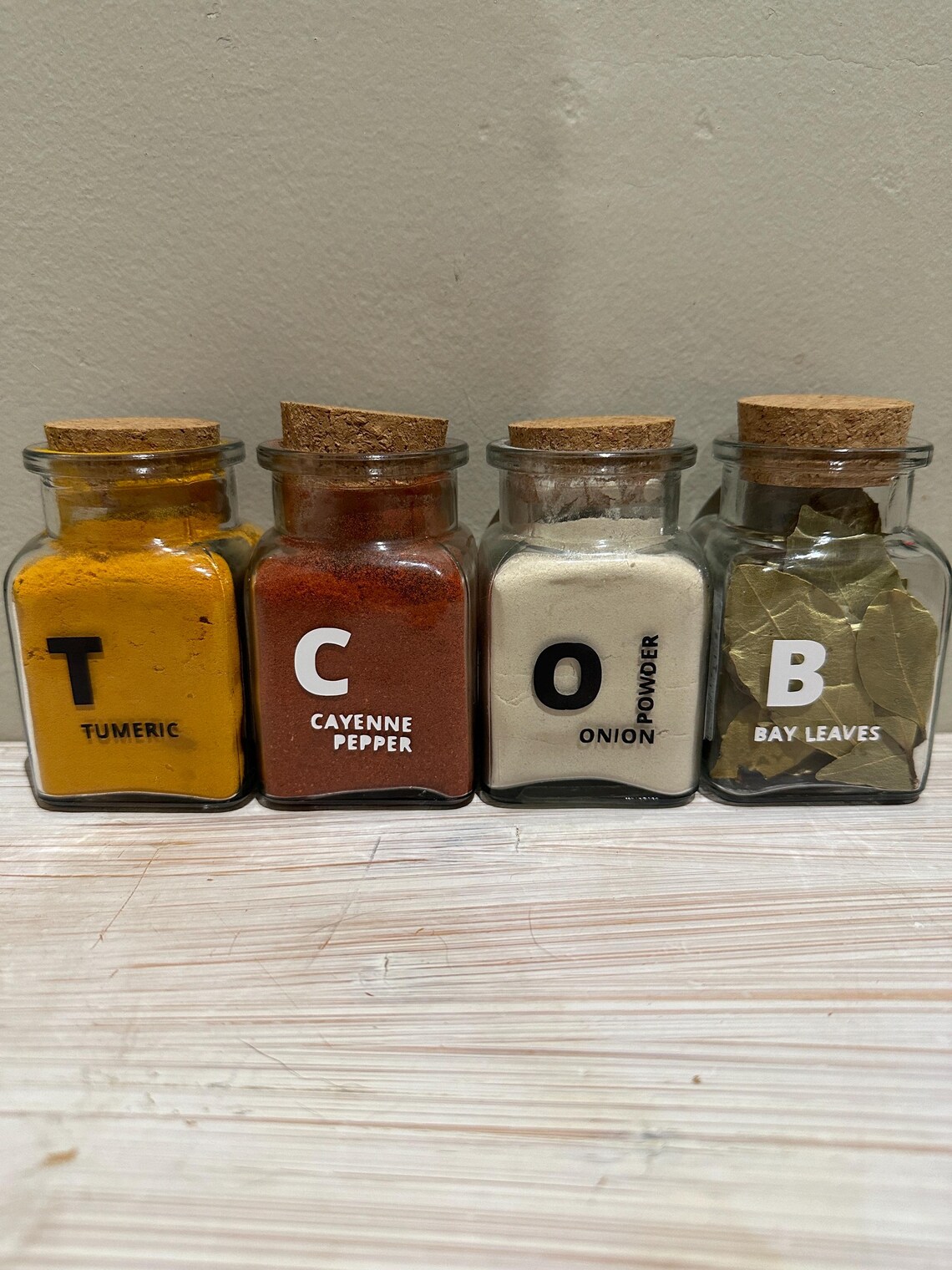 Square Spice Labels Design - Etsy