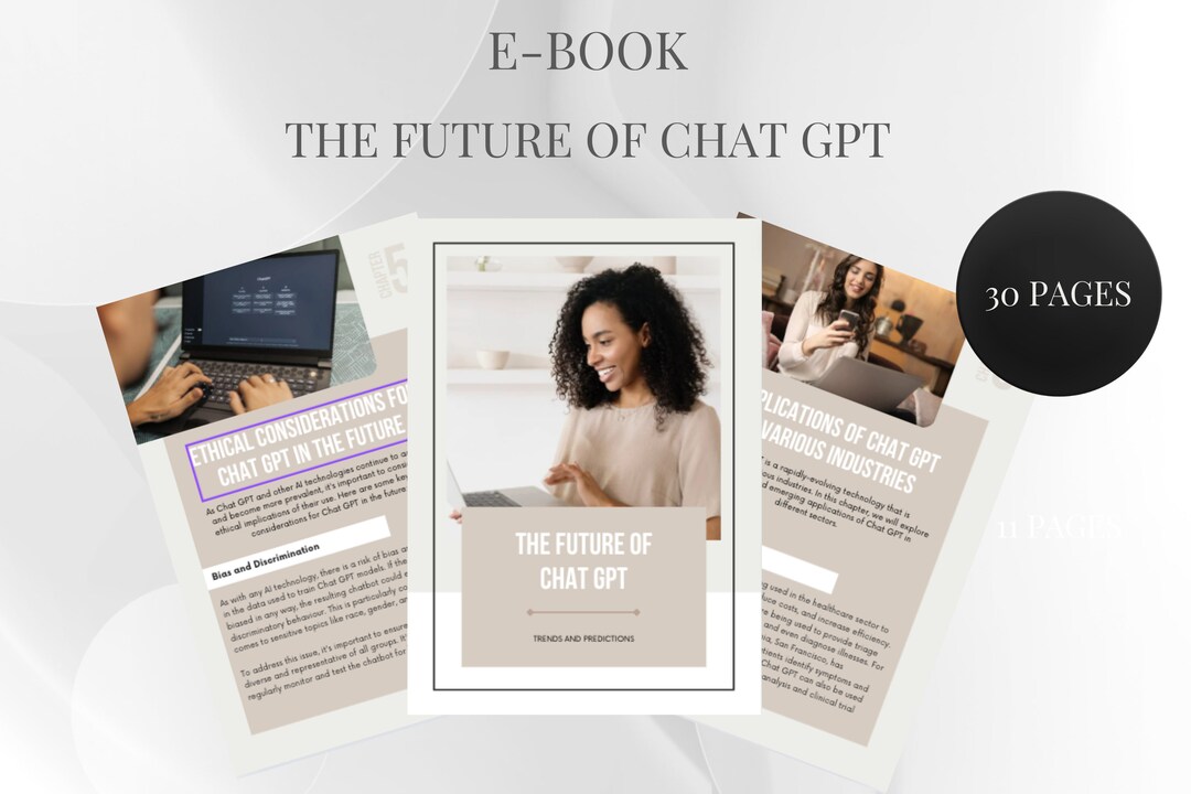 The Future of Chat GPT E-book Chat GPT Ebook for Passive Income Done ...
