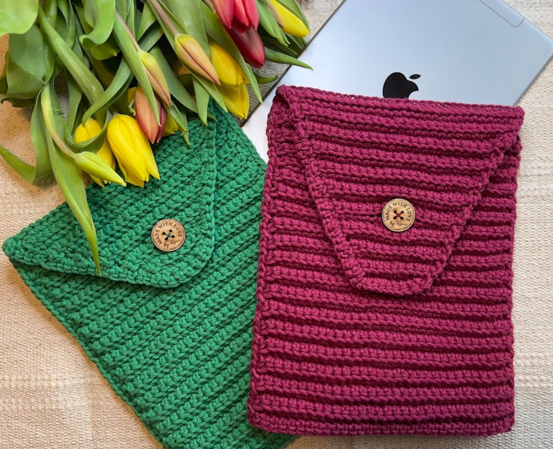 Step by Step Guide to Crochet Case for iPad or Book, Pattern to Crochet ...