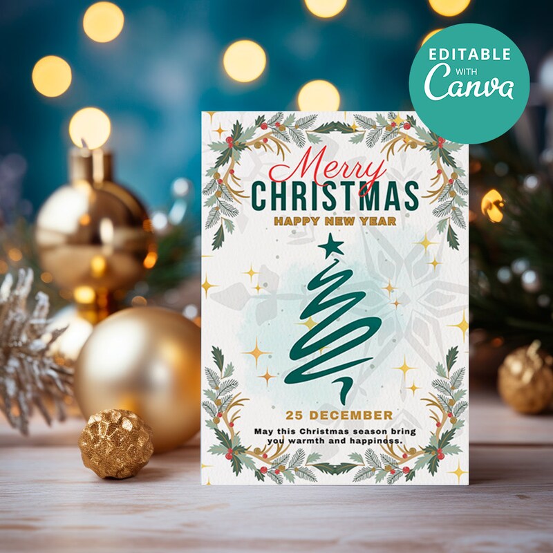 Printable Christmas Cards - Etsy