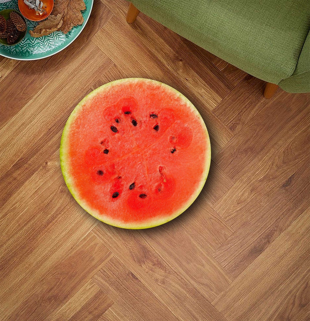 Watermelon Kitchen Rug,watermelon Rug, Watermelon Pattern Rug, Fruit ...