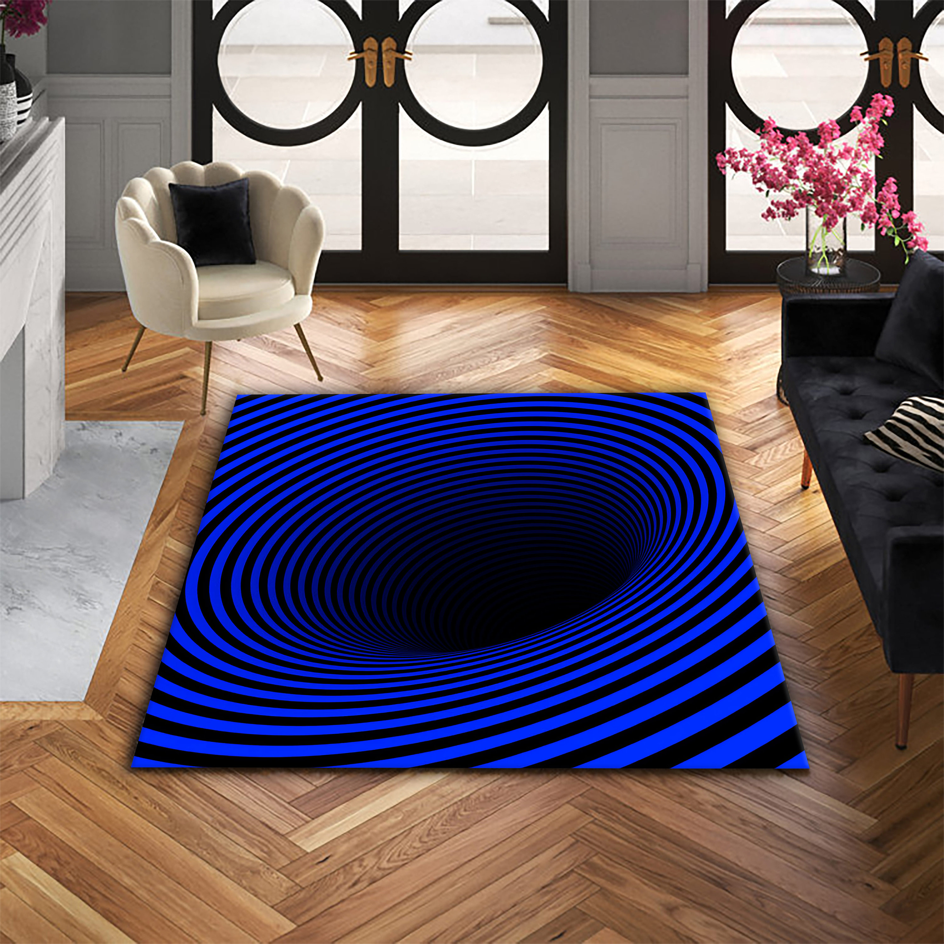 Optical Illusion Rug,3d Rug,illusion Rug,3d Design Rug, Deep Hole Rug ...