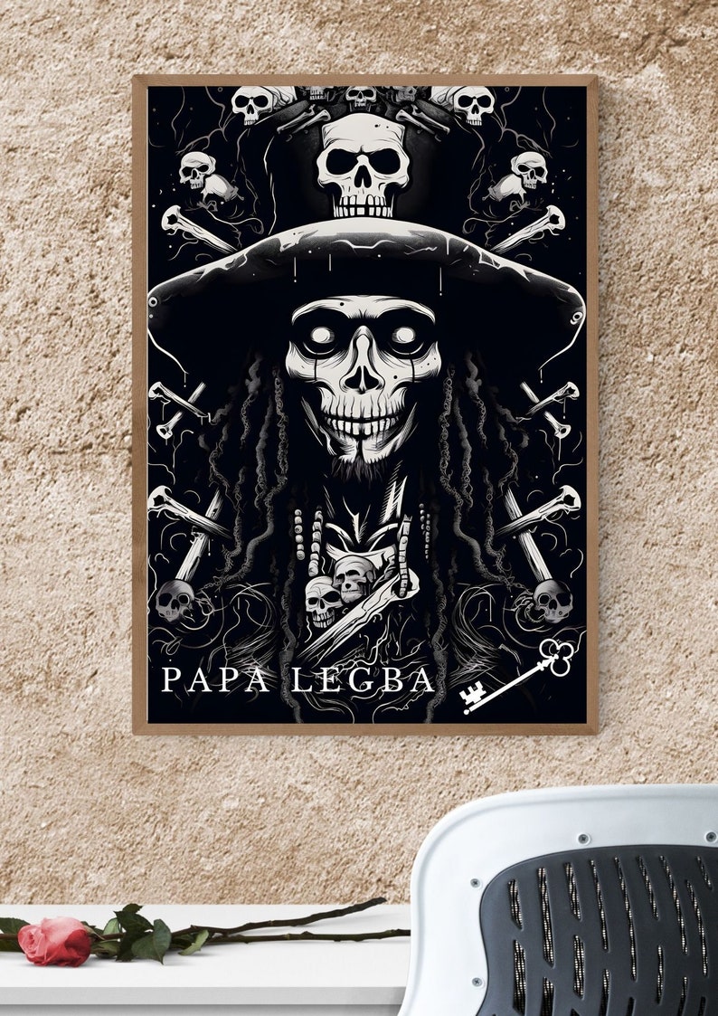 Voodoo Print, Papa Legba, Printable, Witchcraft Print, Book of Shadow ...