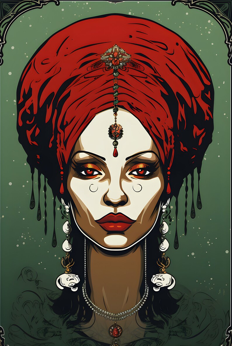 Voodoo queen marie Laveau Instant Download Voodoo Arts - Etsy