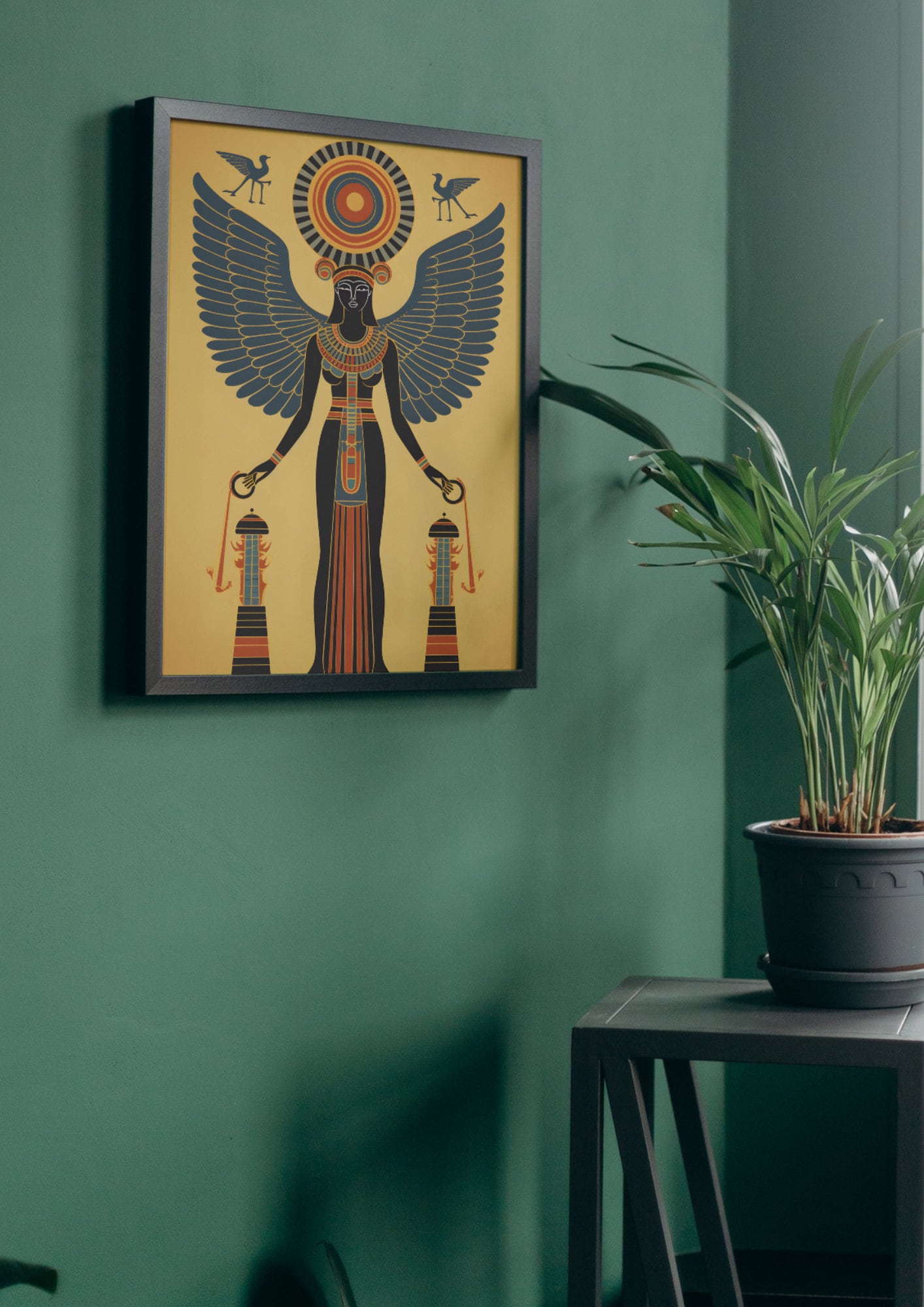 ISIS Isis Print Egyptian Goddess altar Decoration History Style, Book ...