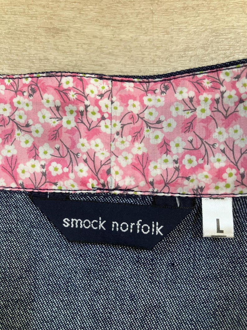 Walcott Denim Smock With Liberty Tana Lawn Lining. - Etsy