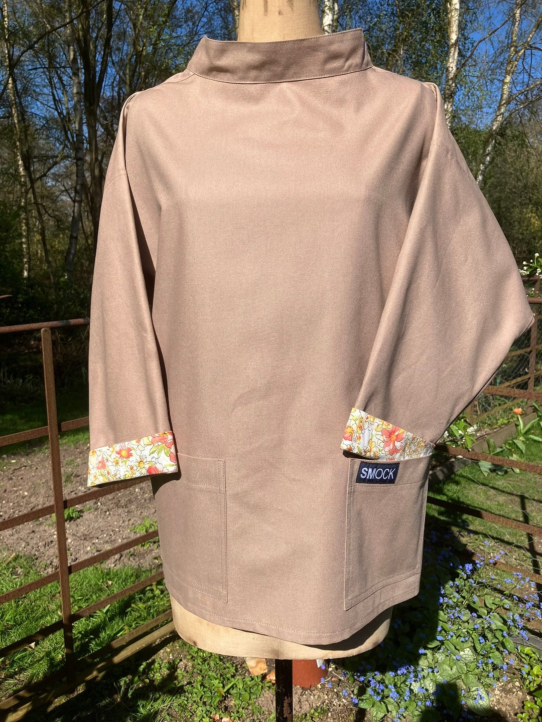 Reepham Canvas Smock With a Cotton Lawn Lining. - Etsy UK