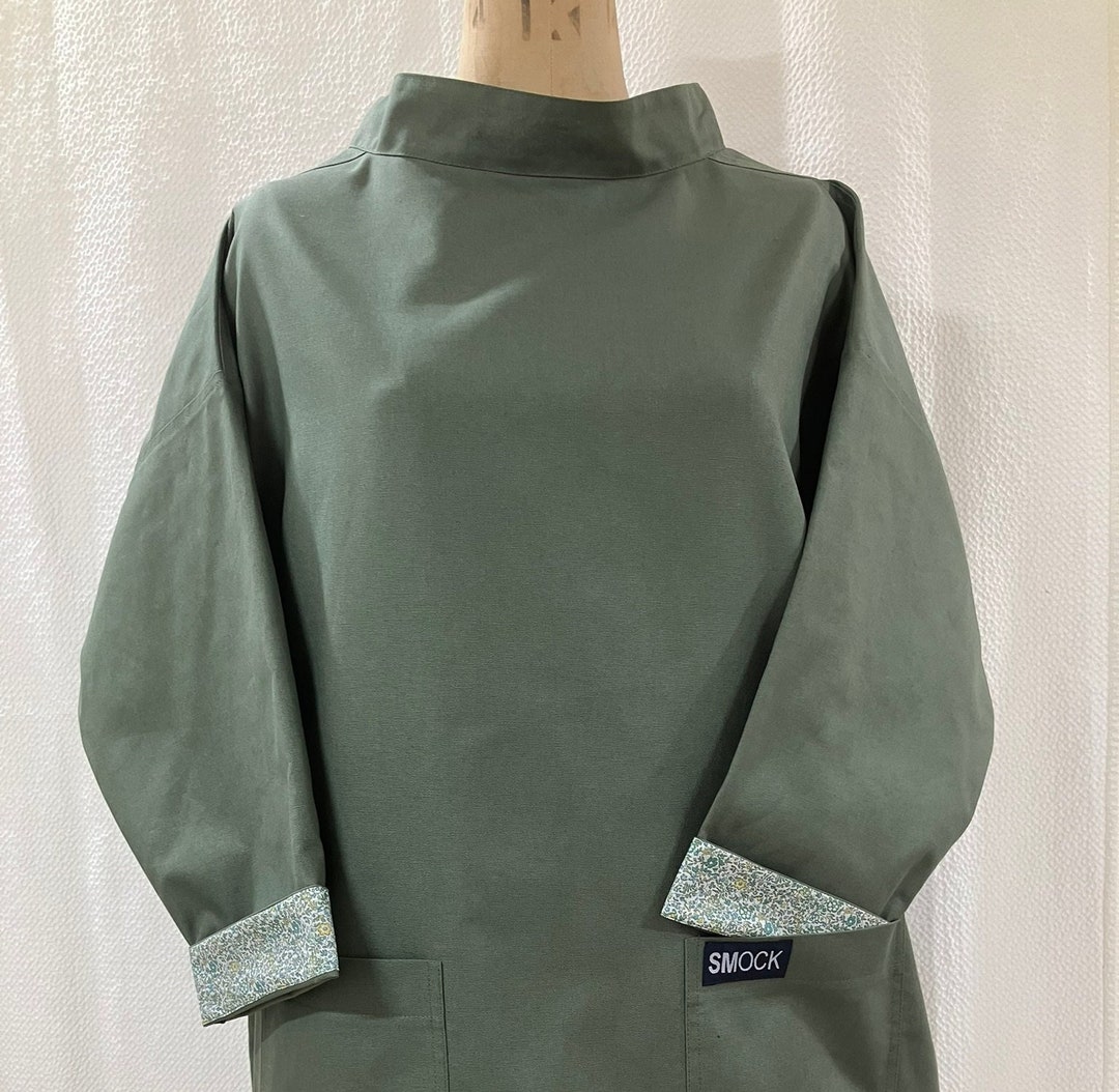 Aylsham Canvas Smock With Liberty Lawn Lining. - Etsy