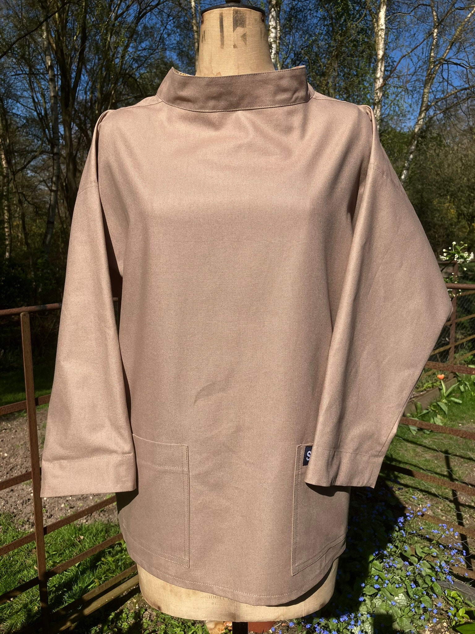 Reepham Canvas Smock With a Cotton Lawn Lining. - Etsy UK