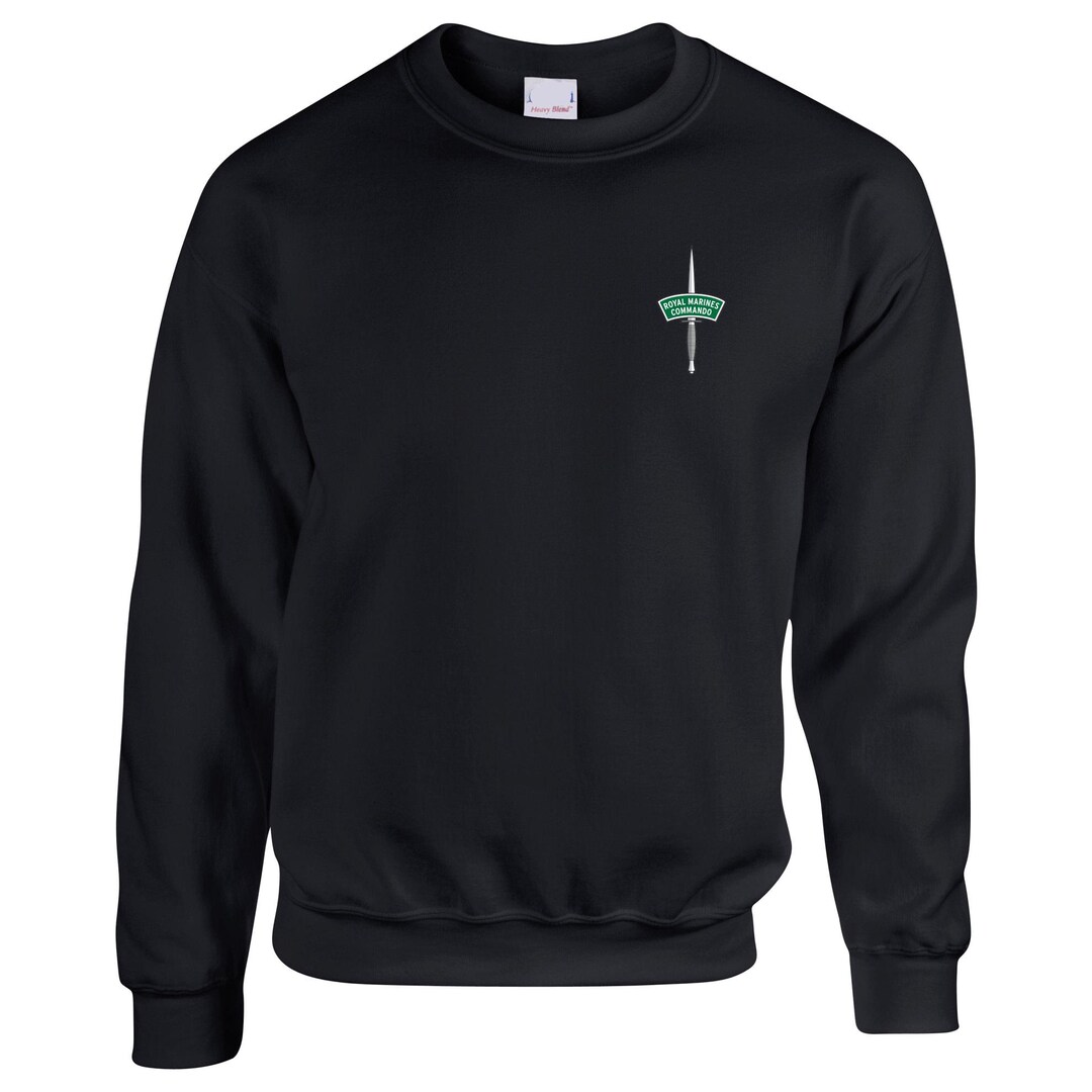 Royal Marine Commando Embroidered Logo Sweatshirt - Etsy