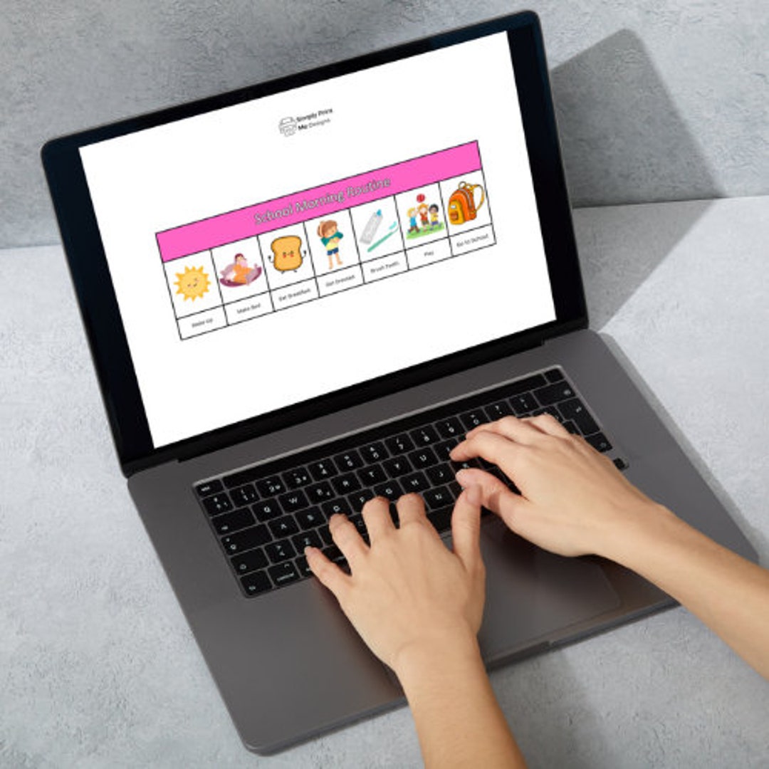 Morning Routine Visual Support Printable - Etsy