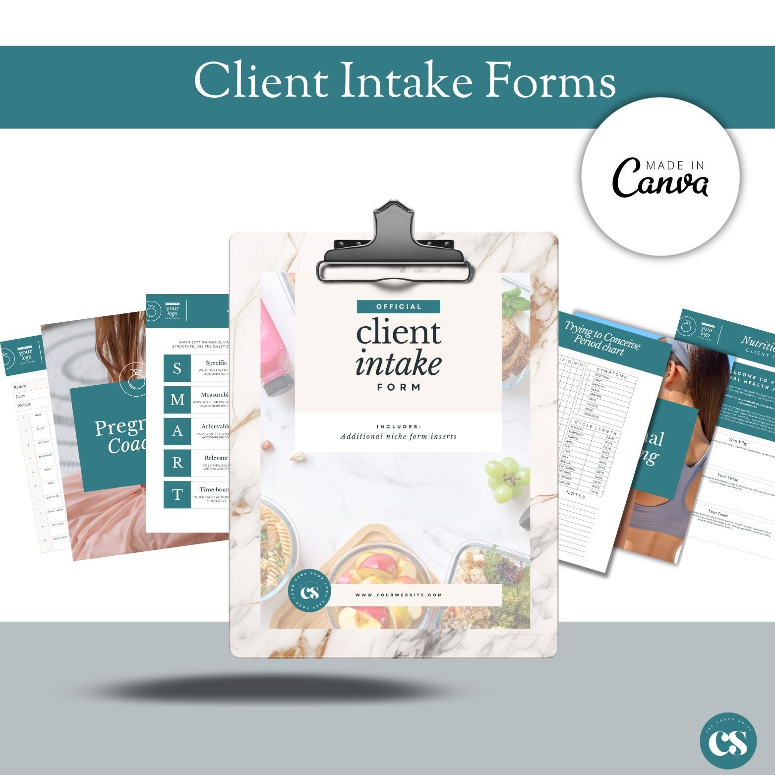Editable Welcome Pack for Health Coach Client Intake Form Done for You ...
