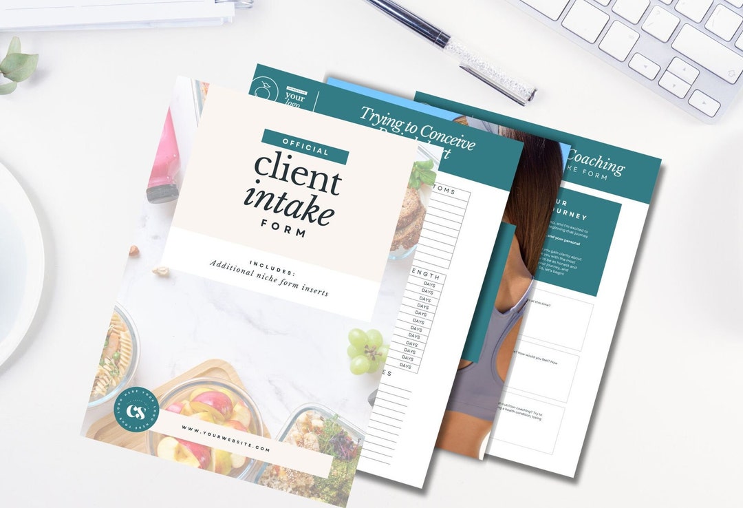 Editable Welcome Pack for Health Coach Client Intake Form Done for You ...