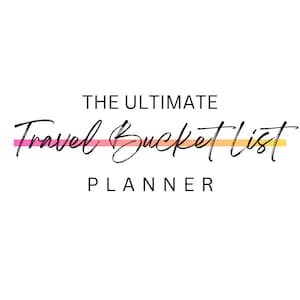 The Ultimate Travel Bucket List - Etsy