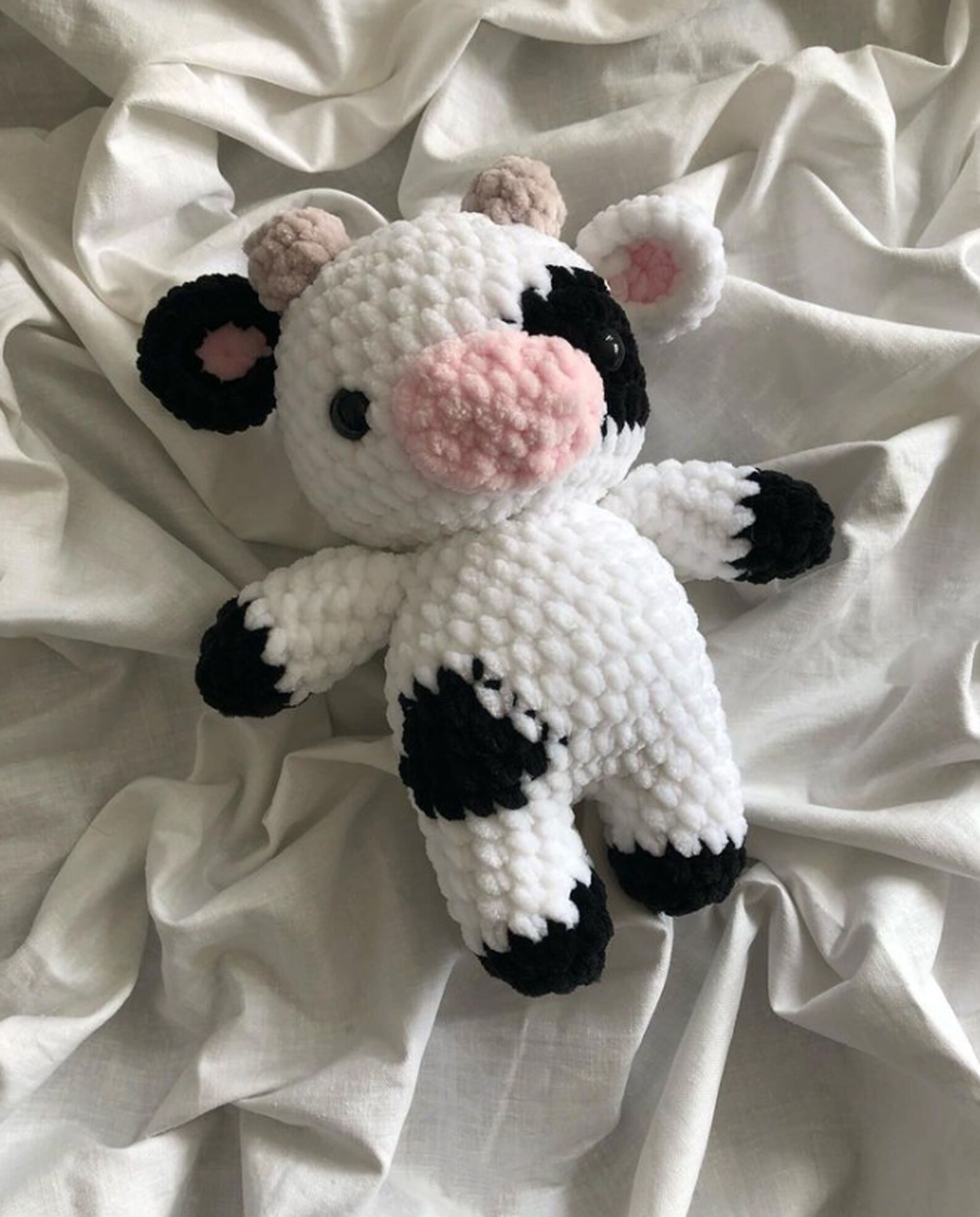 Cow Plush Crochet Pattern Cow Pattern Baby Cow Amigurumi PDF Crochet ...