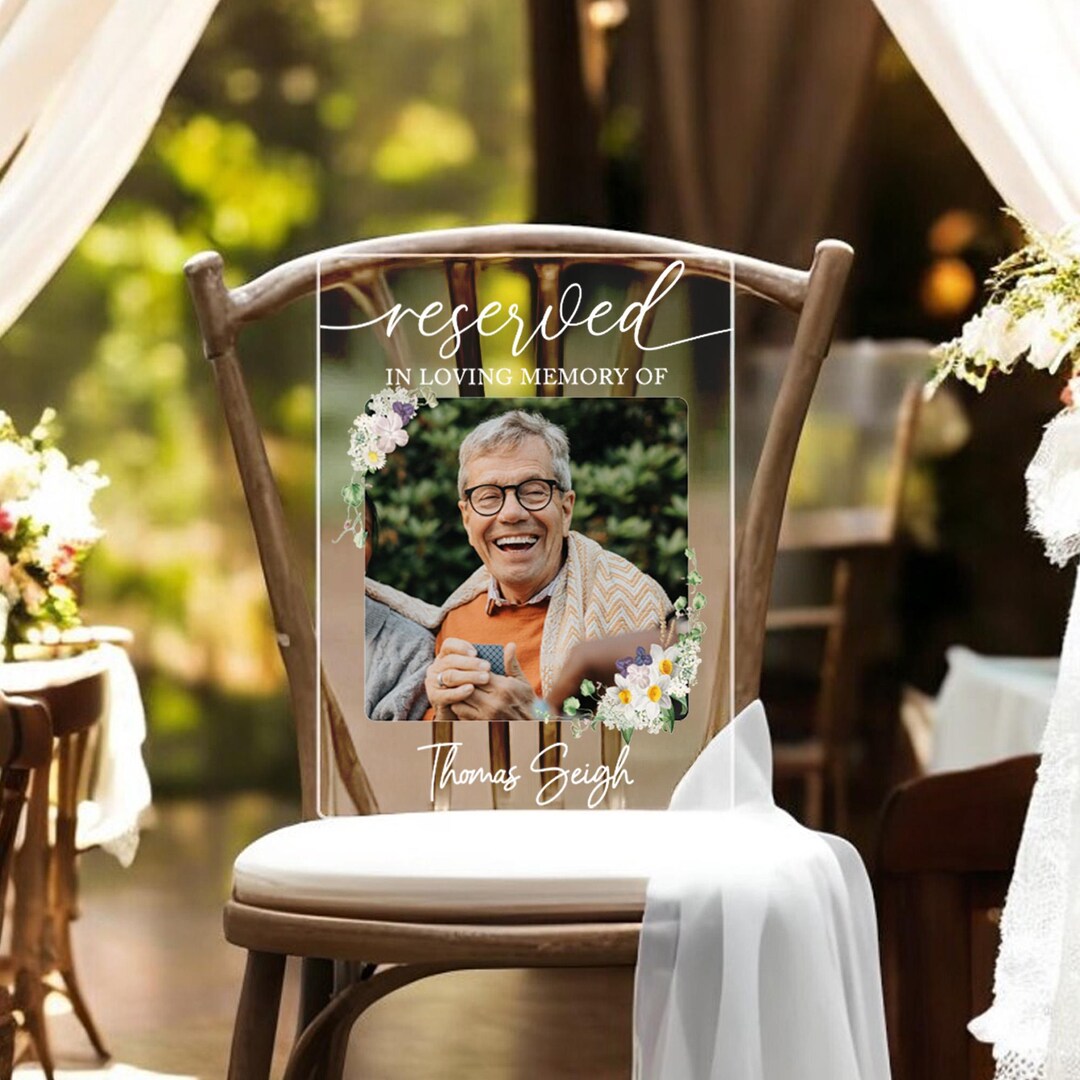 Personalized Memorial Sign – in Loving Memory Wedding Decor – Custom ...