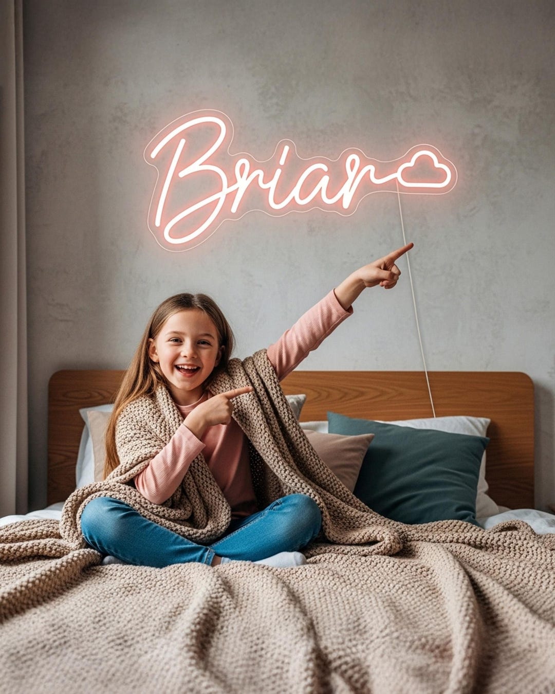 Custom LED Neon Name Sign, Personalized Bedroom Decor - Etsy