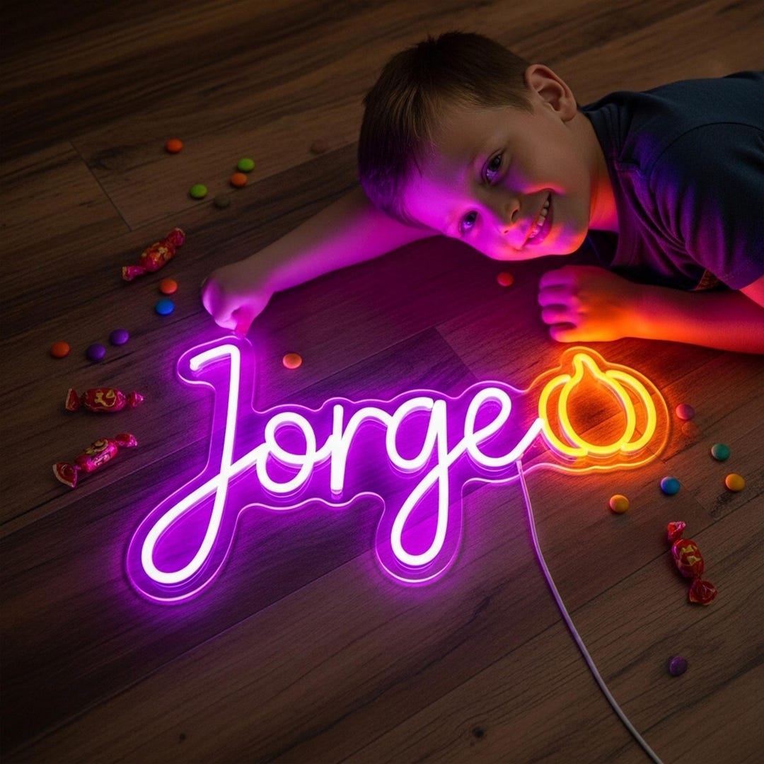 Custom LED Neon Name Sign, Nursery Decor - Etsy