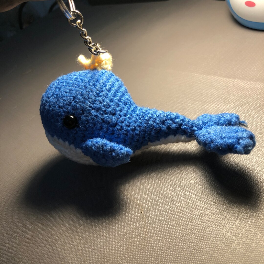 Crochet Baby Whale Keychain Baby Whale Keychain - Etsy