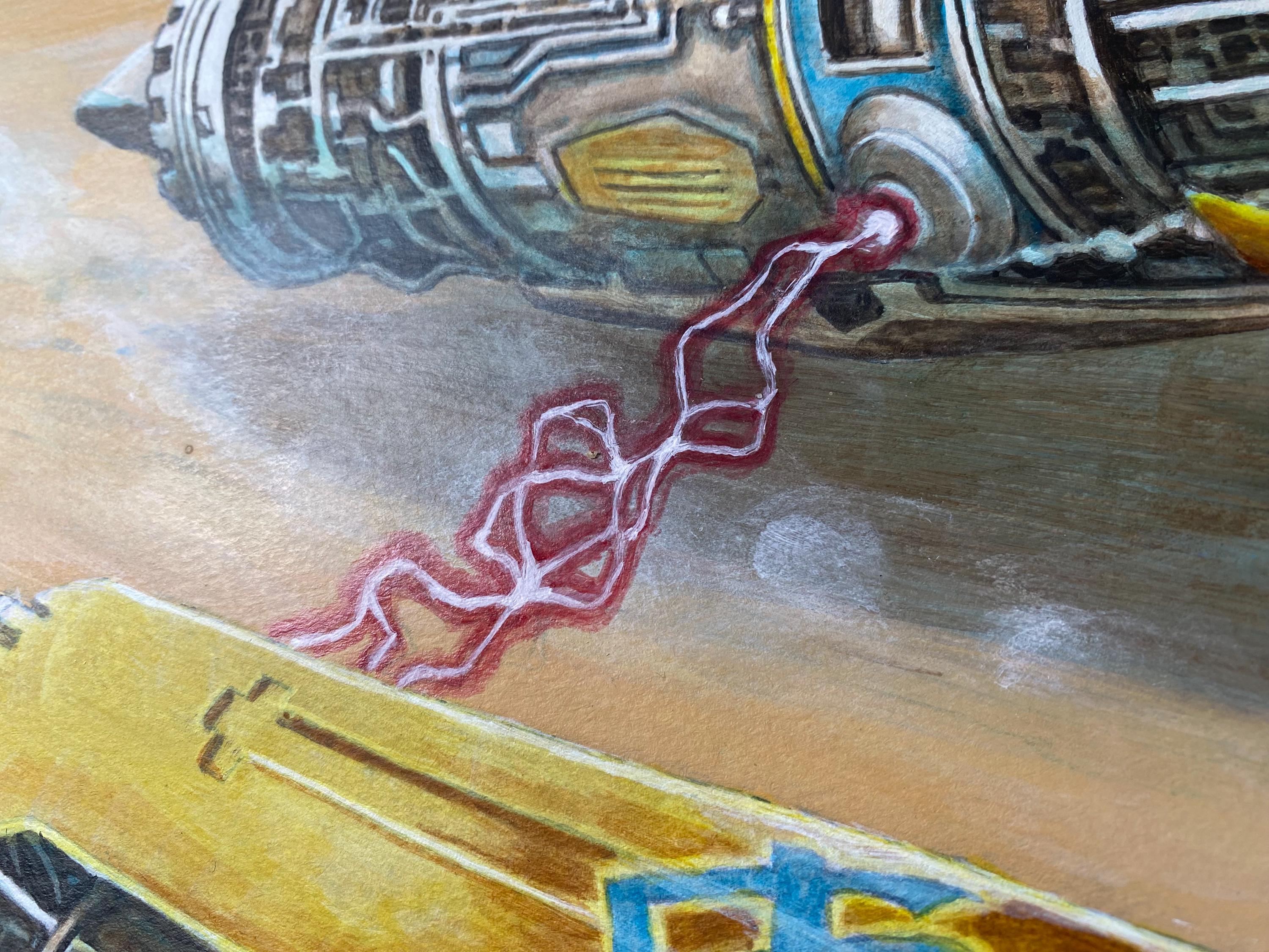 Star Wars Podracing Original Painting - Etsy