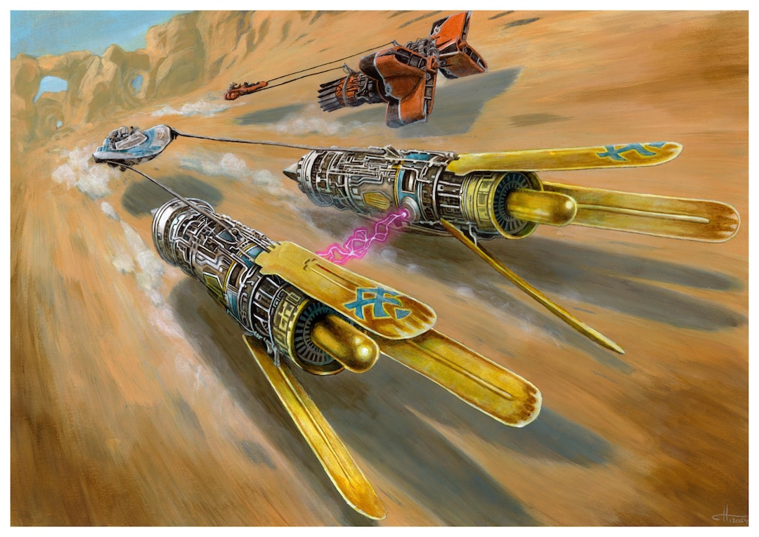 Star Wars Podracing Digital - Etsy