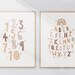Alphabet & Numbers Print, Nursery Print, Educational Poster Set ...