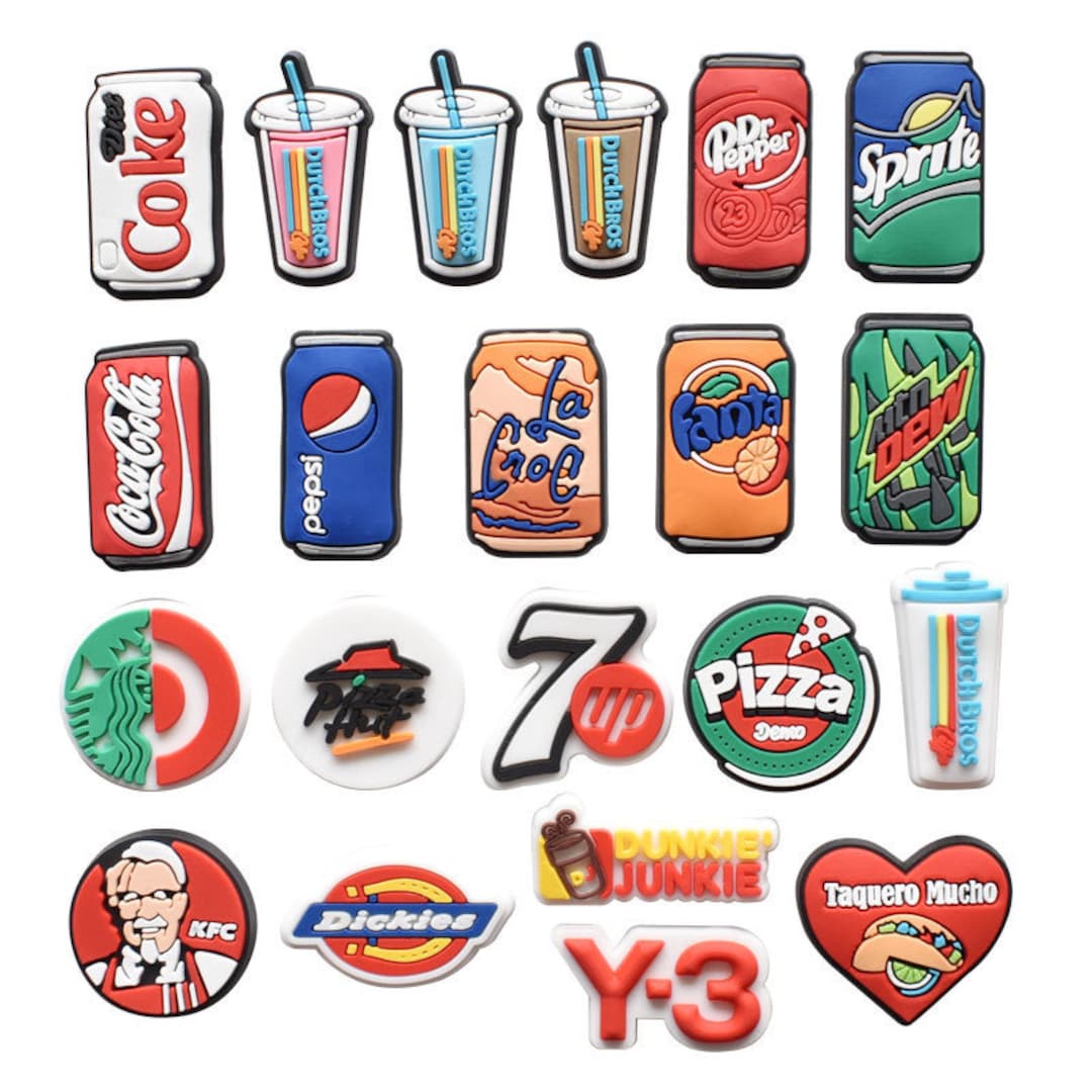 Coke Spirit Pepsi KFC Series Croc Charm Pin Badge Jibbitz - Etsy Australia
