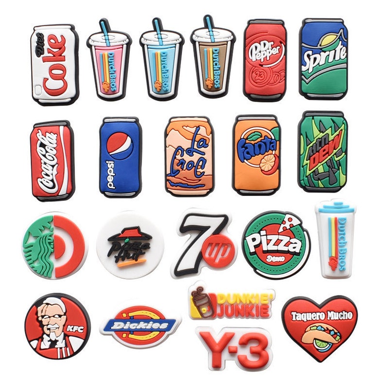 Coke Spirit Pepsi KFC Series Croc Charm Pin Badge Jibbitz - Etsy Australia