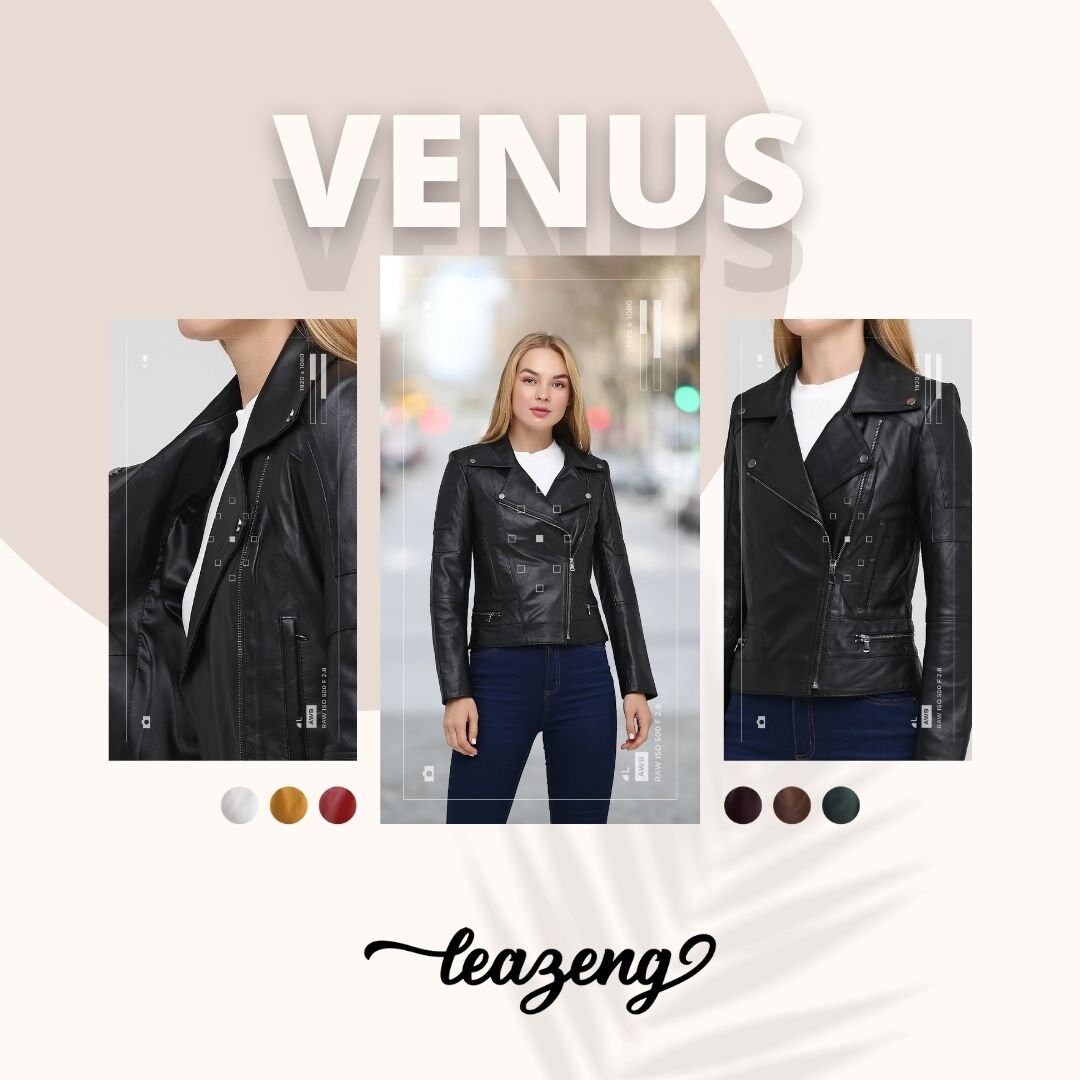 Women Original Leather Jacket Venus Special Model - Etsy