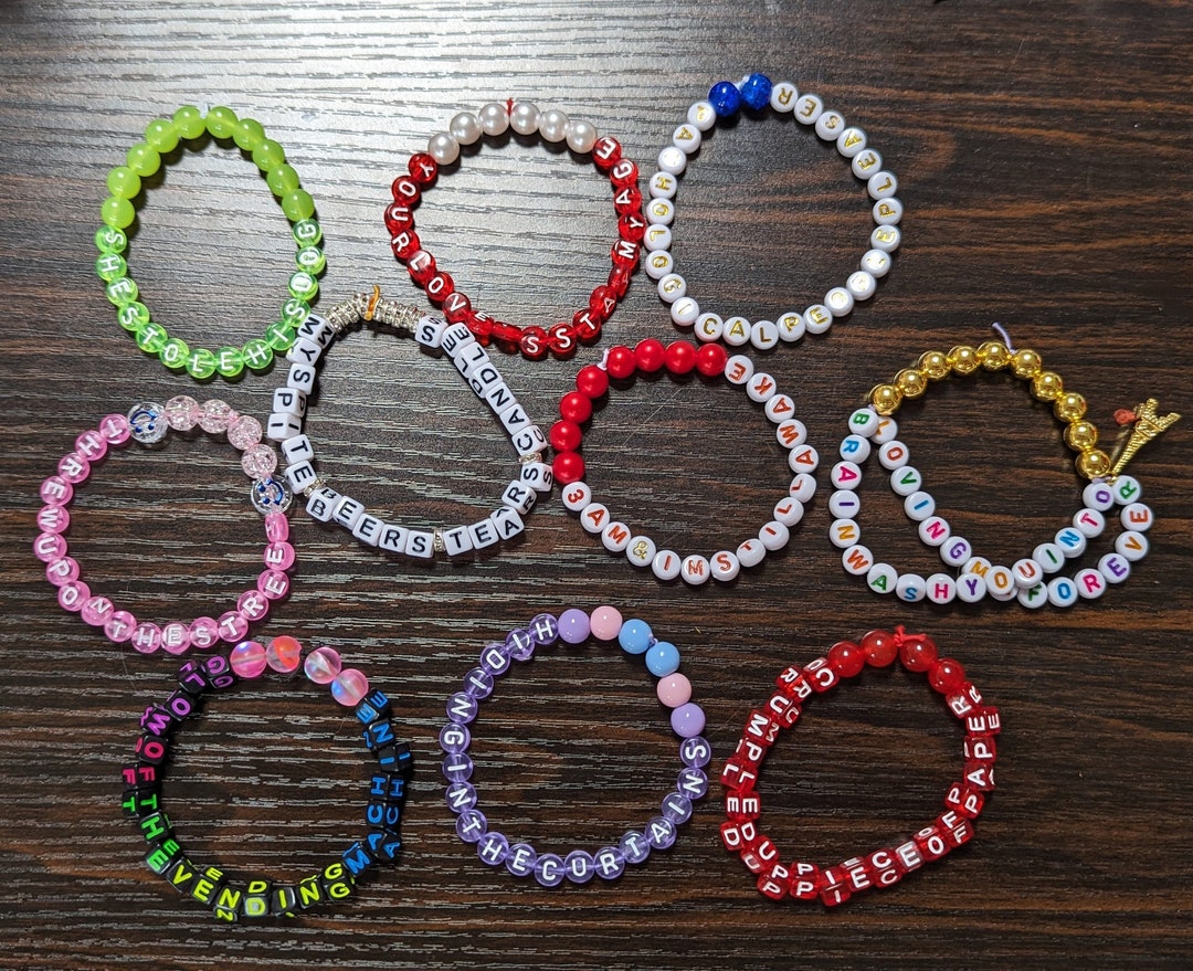 Taylor Swift Lyrics Friendship Bracelets - Etsy
