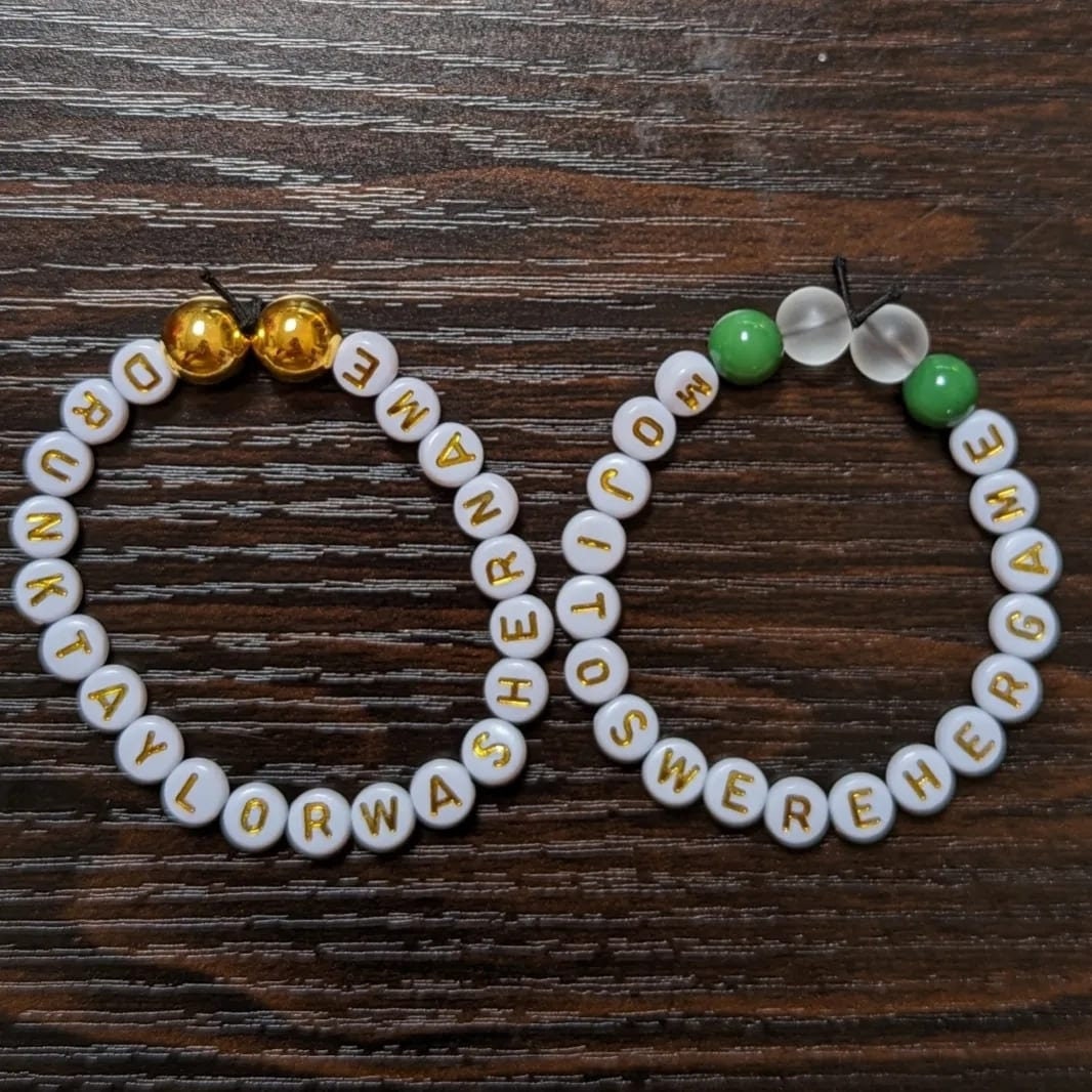 Funny/unhinged Taylor Swift Friendship Bracelets - Etsy