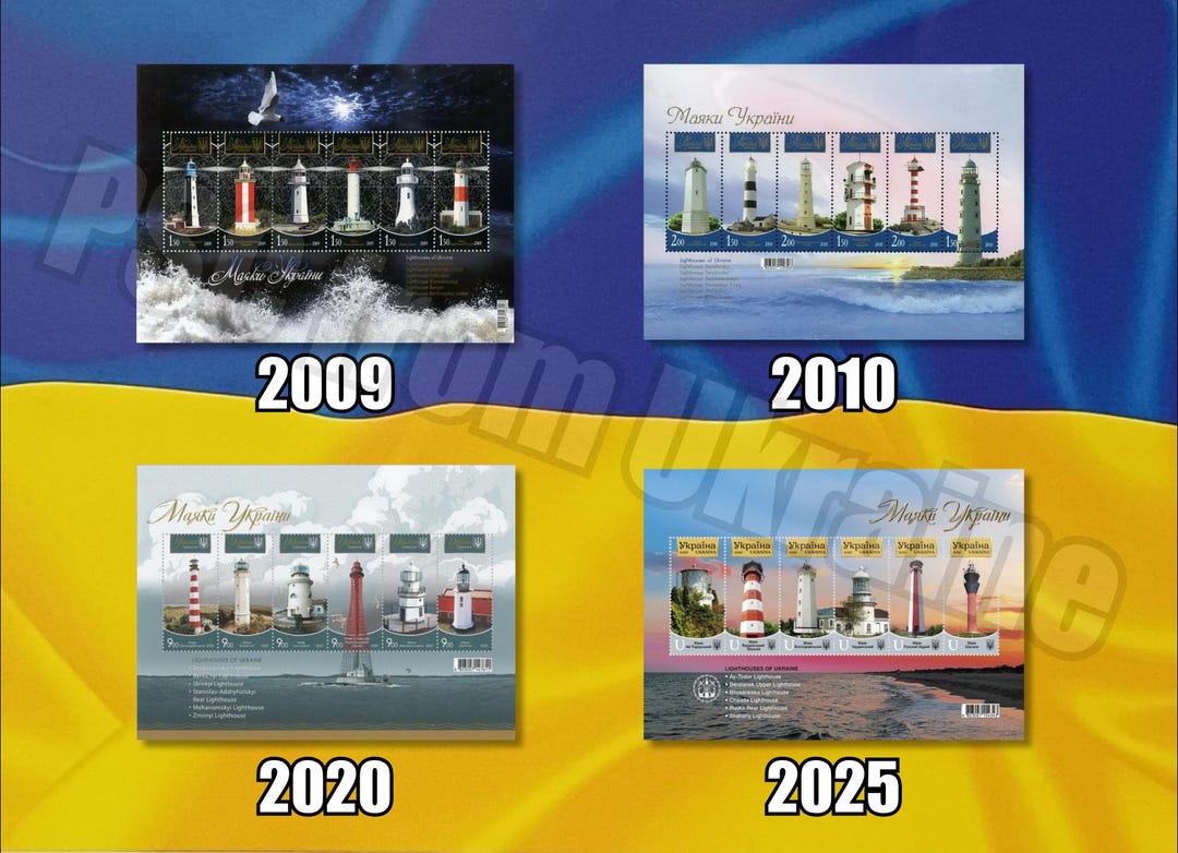 Full Set of Blocks of the Series "lighthouses " 2009-2025 - Etsy
