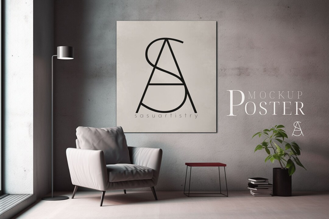 Poster Mockup Mockup Poster Photography Mockup Art Mockup Customizable