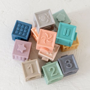 Silicone Blocks Set/ 1-2-3 Blocks - Etsy