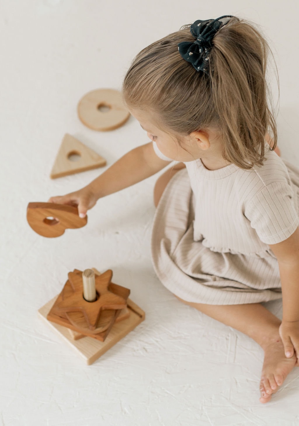 Wood Stacking Toy Wooden Shape Toy Stacking Toy - Etsy