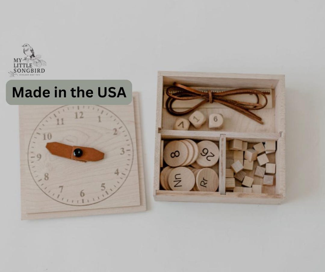 Wooden Math Helper Box: Homeschool Kindergarten Learning - Etsy