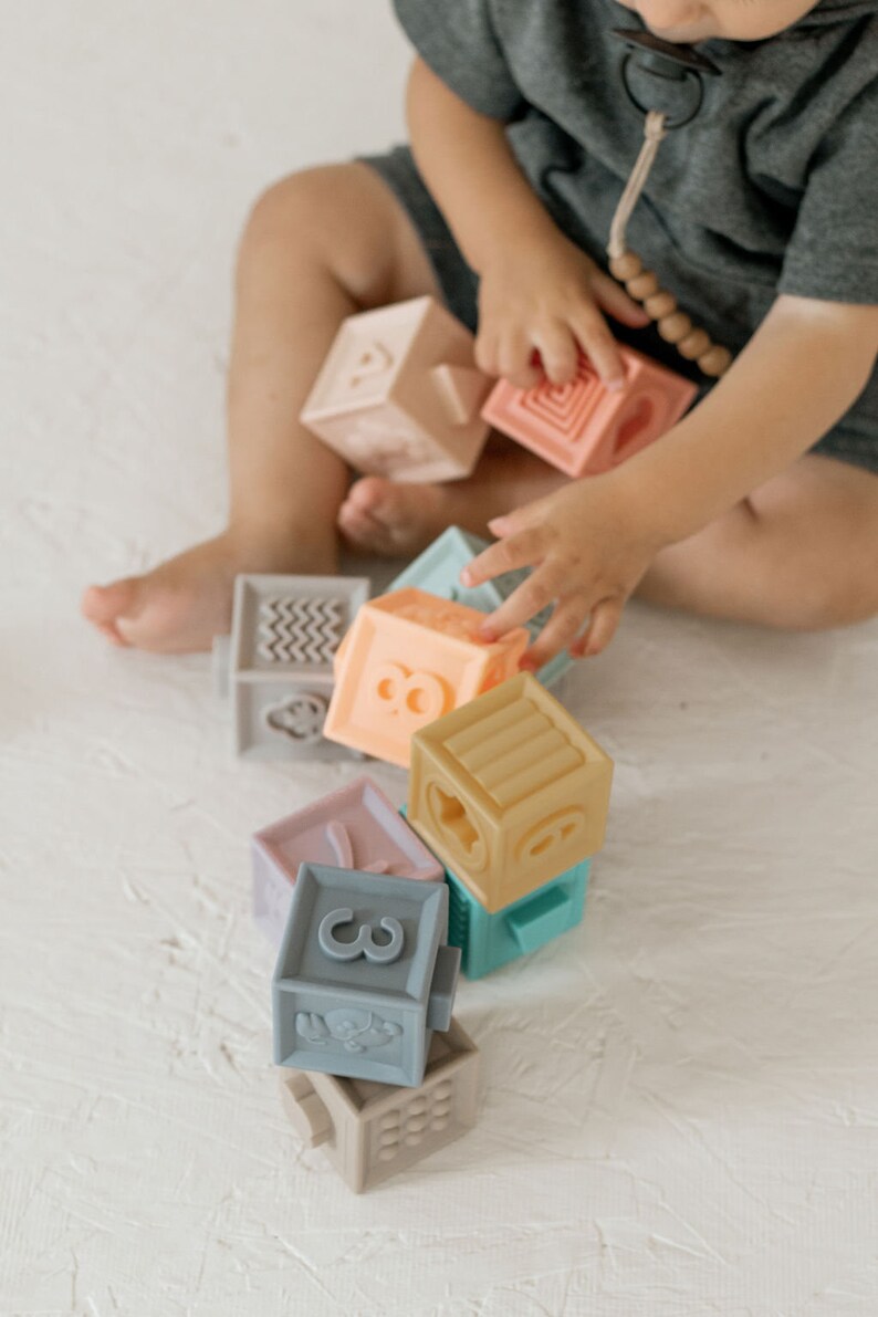 Silicone Blocks Set/ 1-2-3 Blocks - Etsy