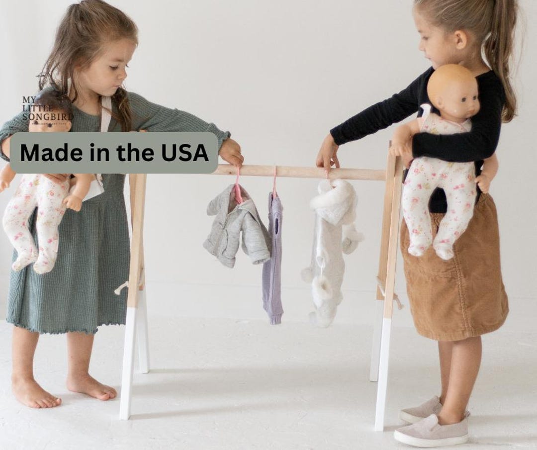 Clothes Rack for Dolls, / Organize Outfits, Dresses & Accessories - Etsy