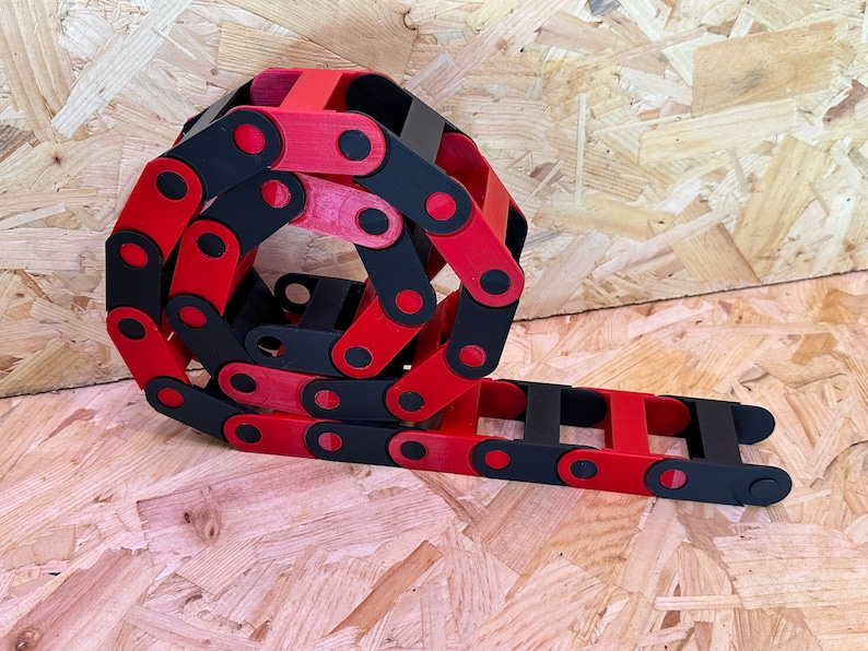 Customizable 3D Printed Cable Tidy Chain Desk Cable - Etsy