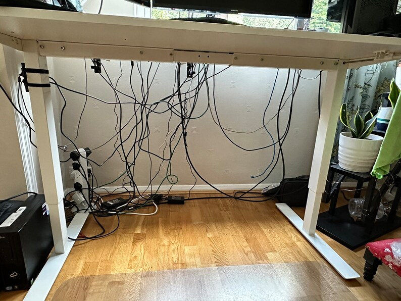 Customizable 3D Printed Cable Tidy Chain Desk Cable - Etsy