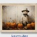 Printable Scarecrow and Pumpkin Wall Art for Fall DIY Home Decor ...