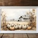 Farmhouse Pumpkin Barn Digital Print Autumn Decor Fall Harvest Vintage ...