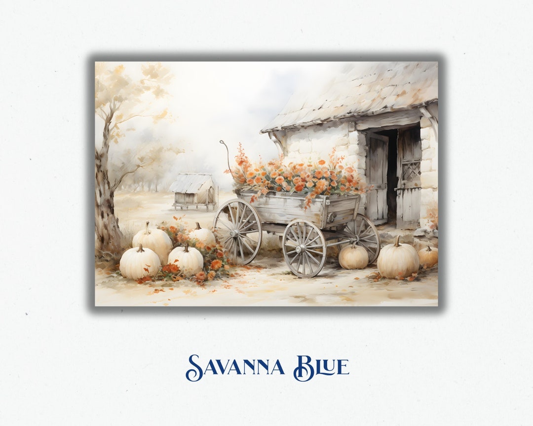 Autumn Vintage Wall Art Fall Antique Prints Vintage Farmhouse - Etsy Canada