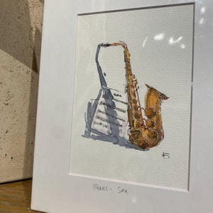 Saxophone | Fine Art Print - Etsy