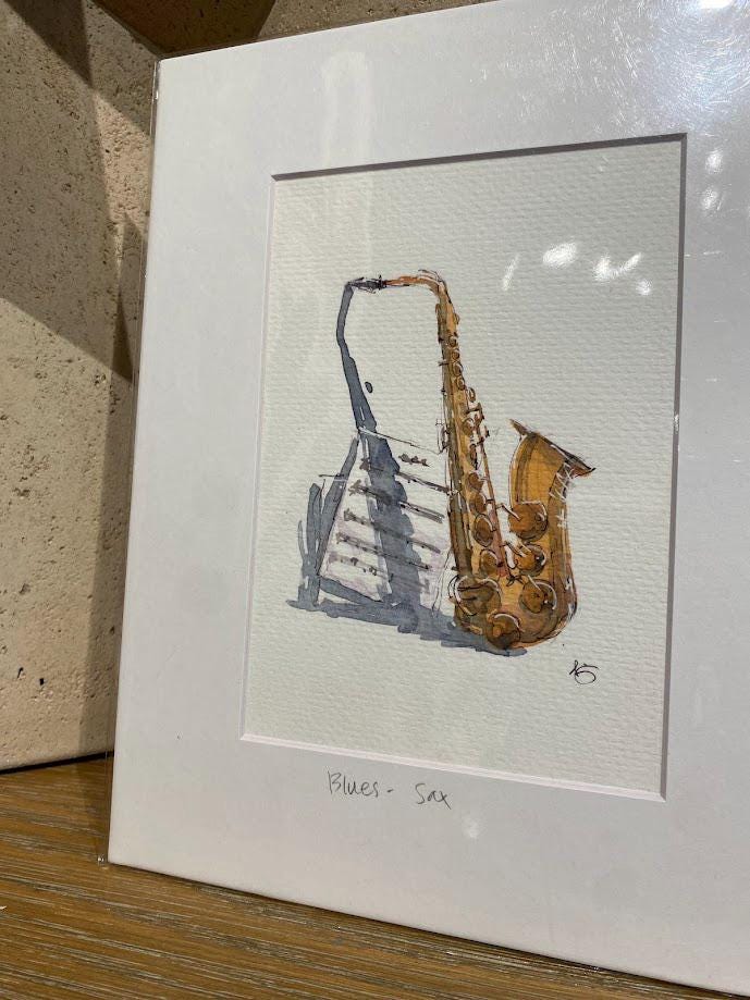 Saxophone | Fine Art Print - Etsy