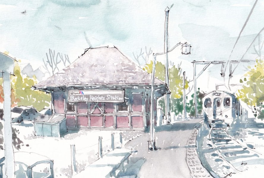 Berkeley Heights Train Station, NJ | Fine Art Print - Etsy