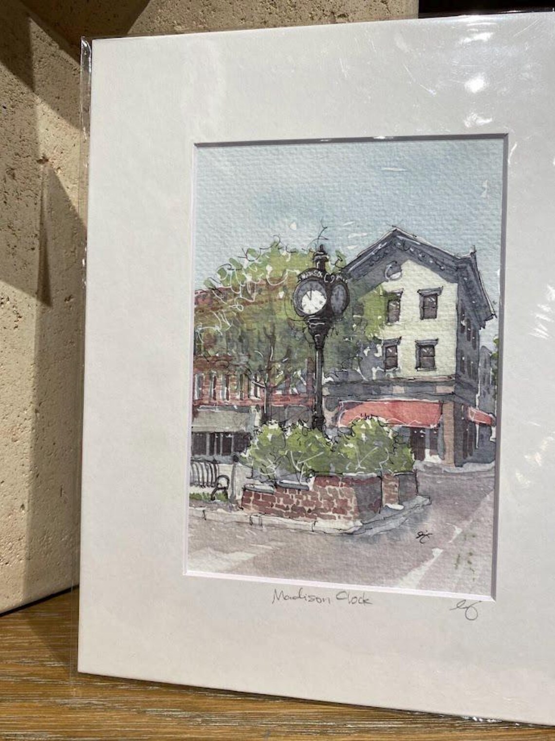 Madison Clock Near Train Station, NJ | Fine Art Print - Etsy